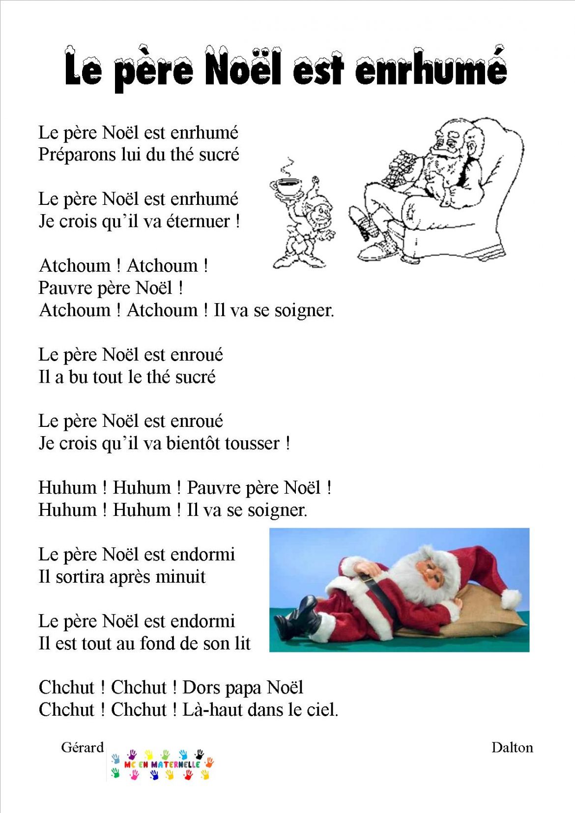 père noël – MC en maternelle père noël – MC en maternelle
