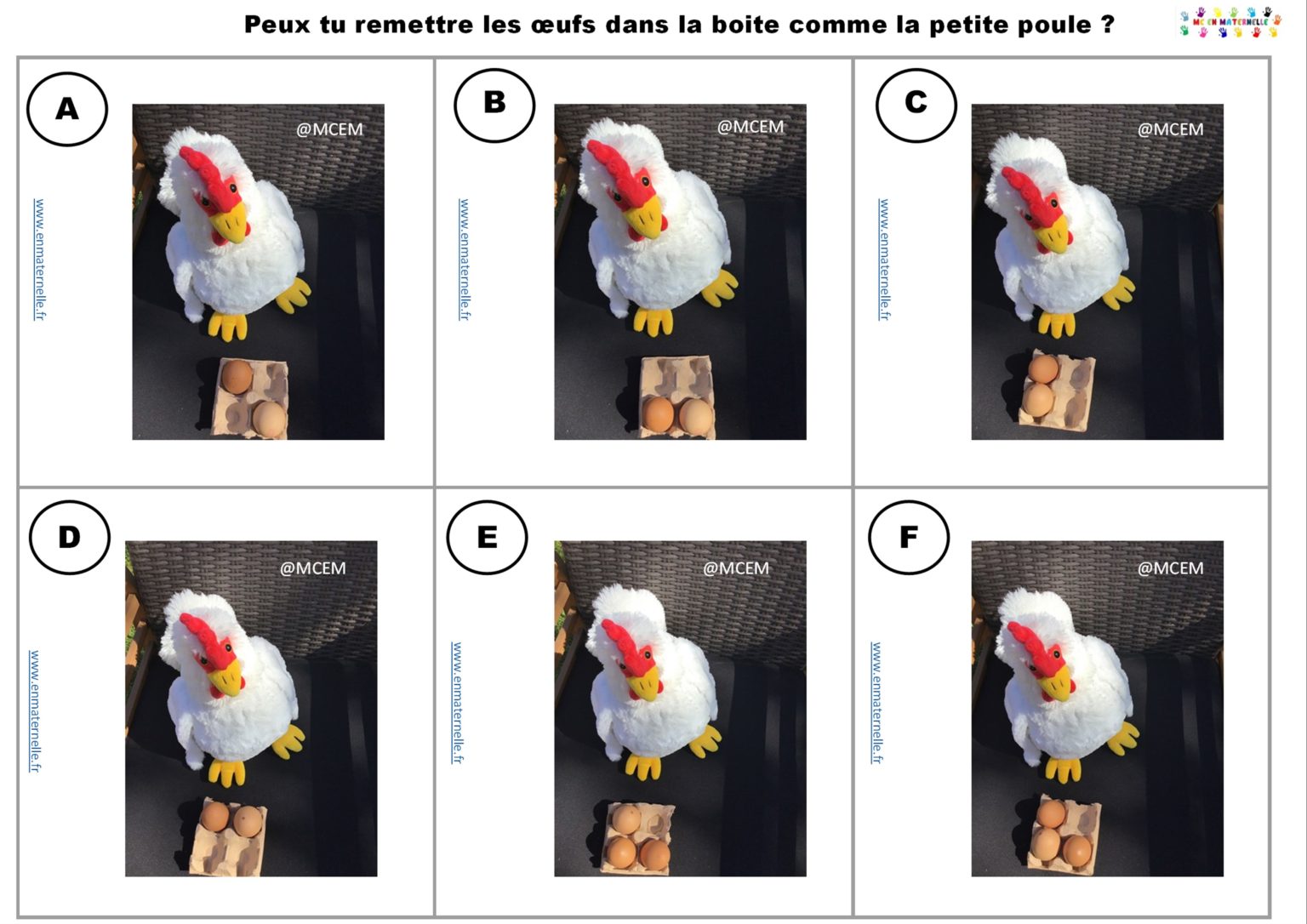 La petite poule rousse – MC en maternelle