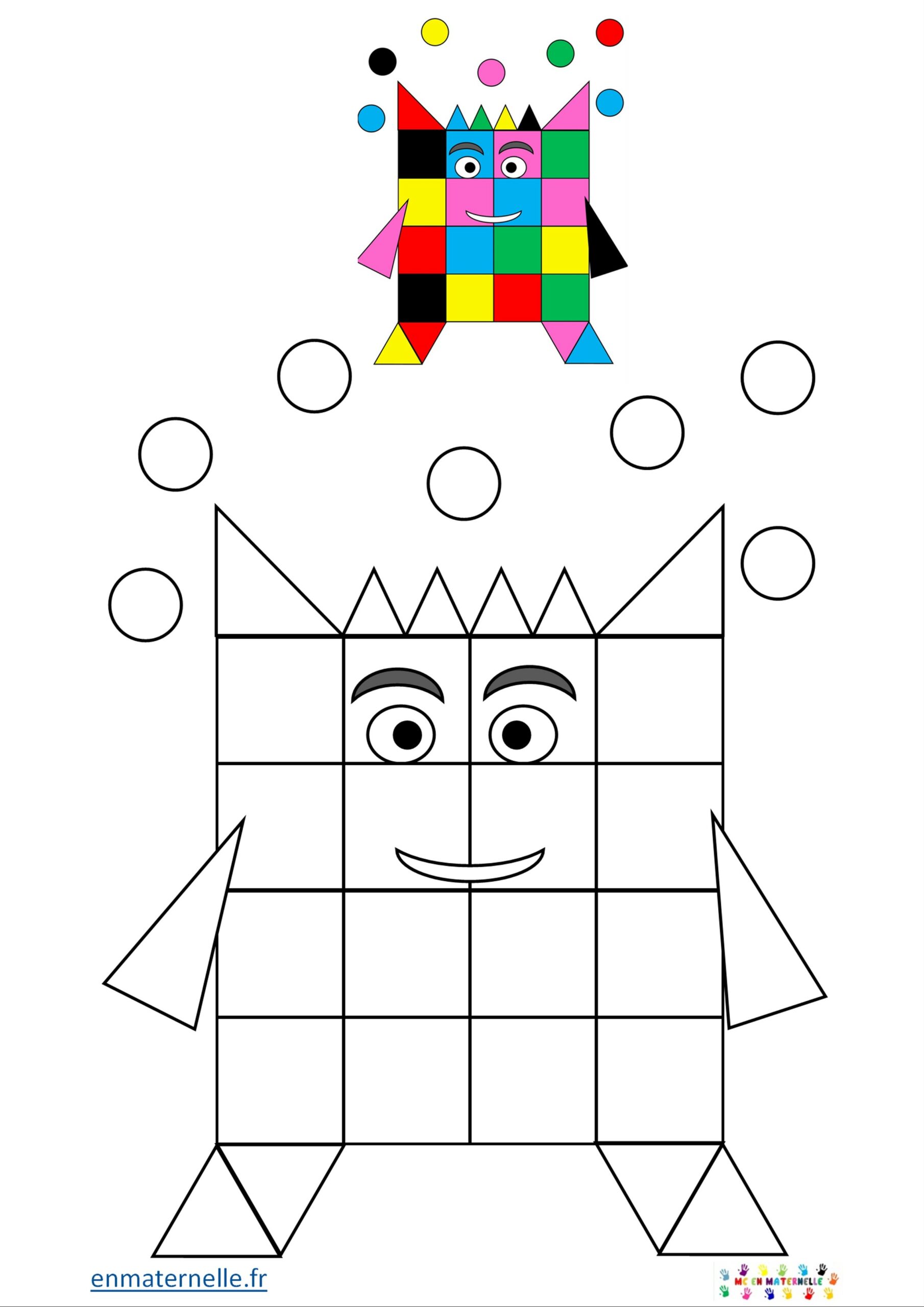 Le monstre des émotions et des couleurs : Coloriage du monstre selon ... Le monstre des émotions et des couleurs : Coloriage du monstre selon ...