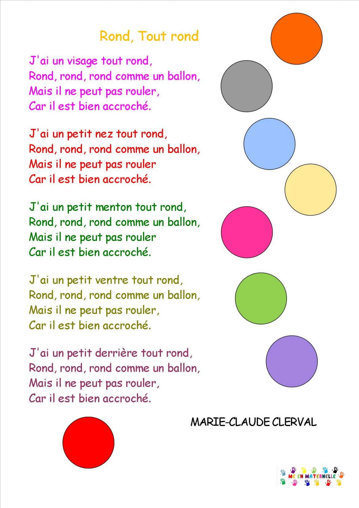 rond – MC en maternelle