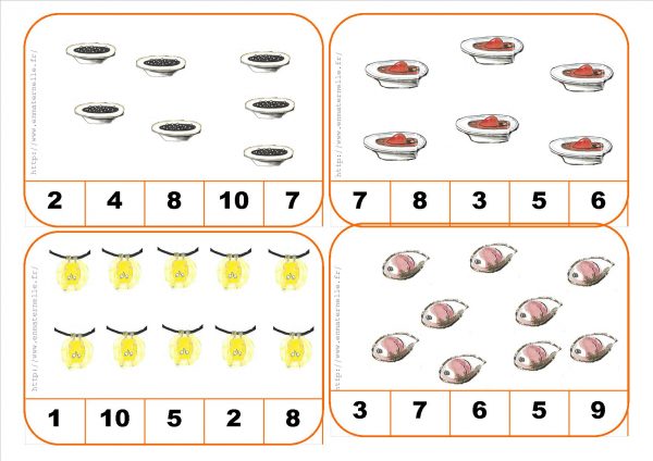 carte à compter – MC en maternelle