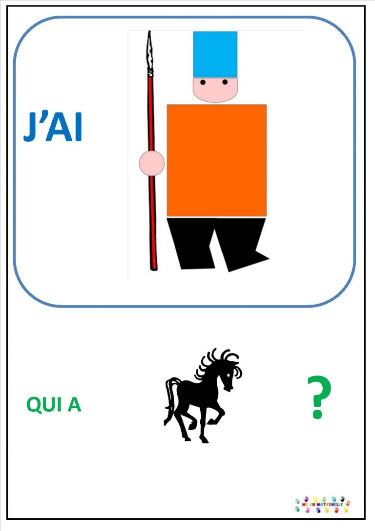 Le tout petit roi : jeu de vocabulaire – J’ai … Qui a … ? – MC en ...