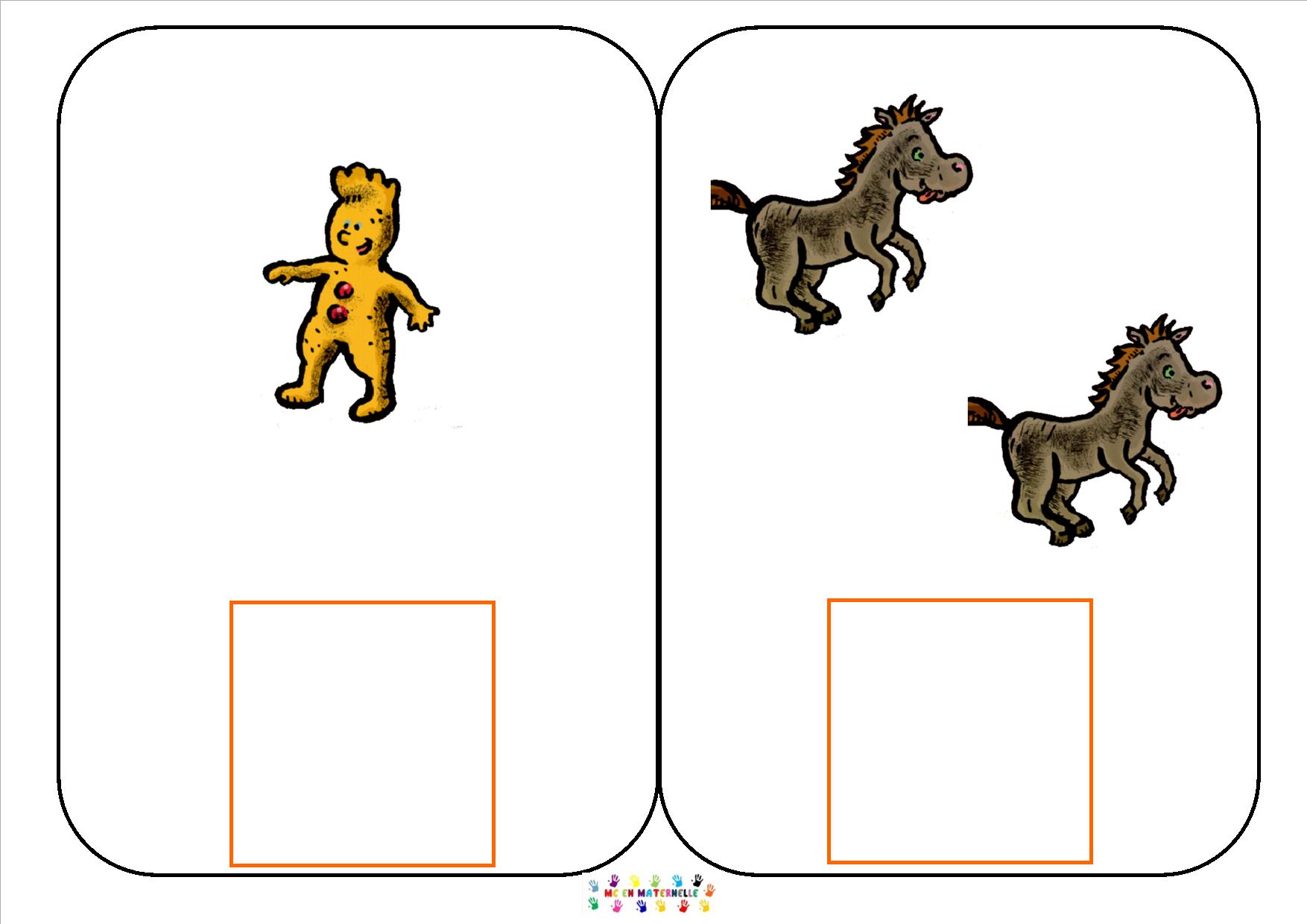 Le petit bonhomme de pain d’épice : Dénombrer les personnages – MC en ...