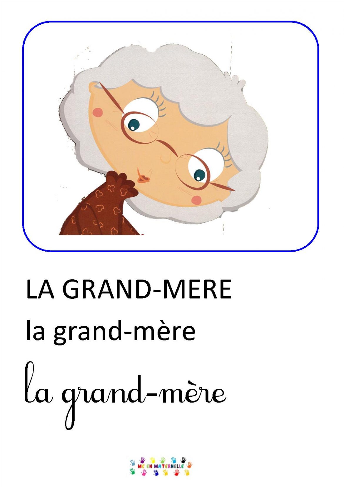 Le petit chaperon rouge : imagier – MC en maternelle