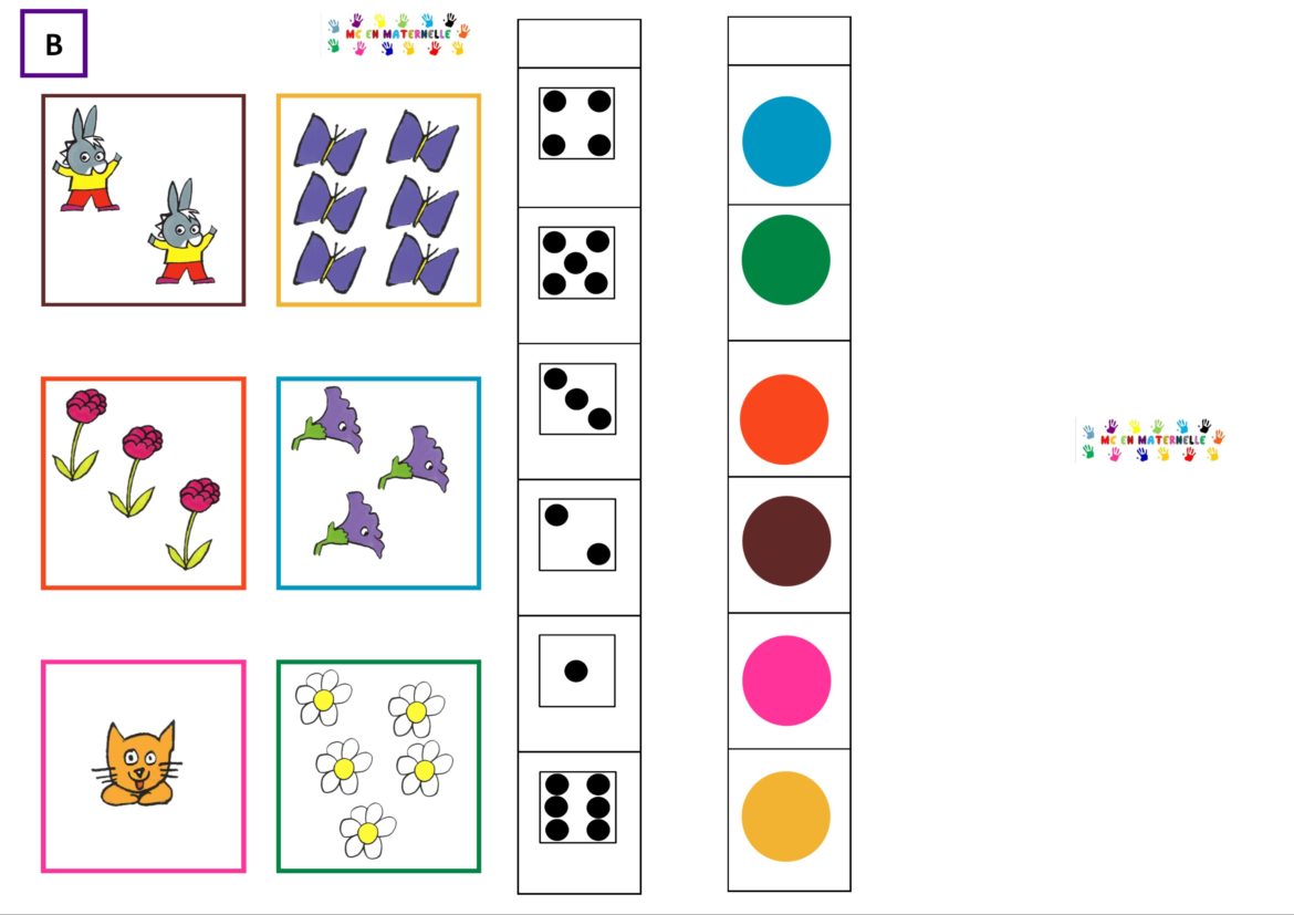 La rentrée de Trotro : cartes à pinces – numération – MC en maternelle