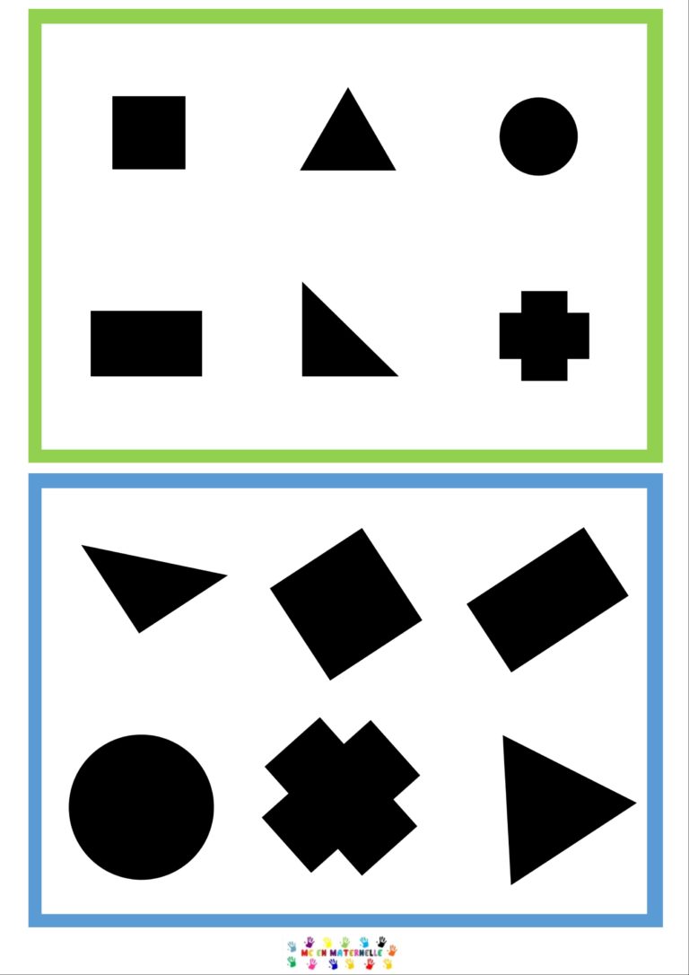 Atelier autonome : formes géométriques et ombres – MC en maternelle