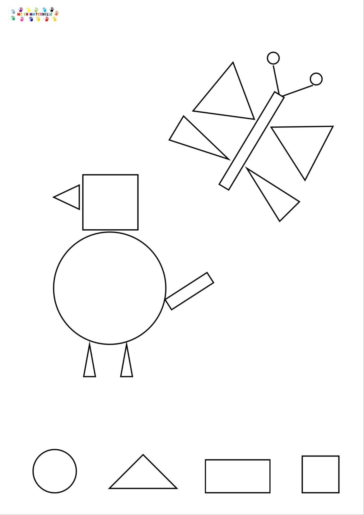 Travail sur les formes géométriques – MC en maternelle