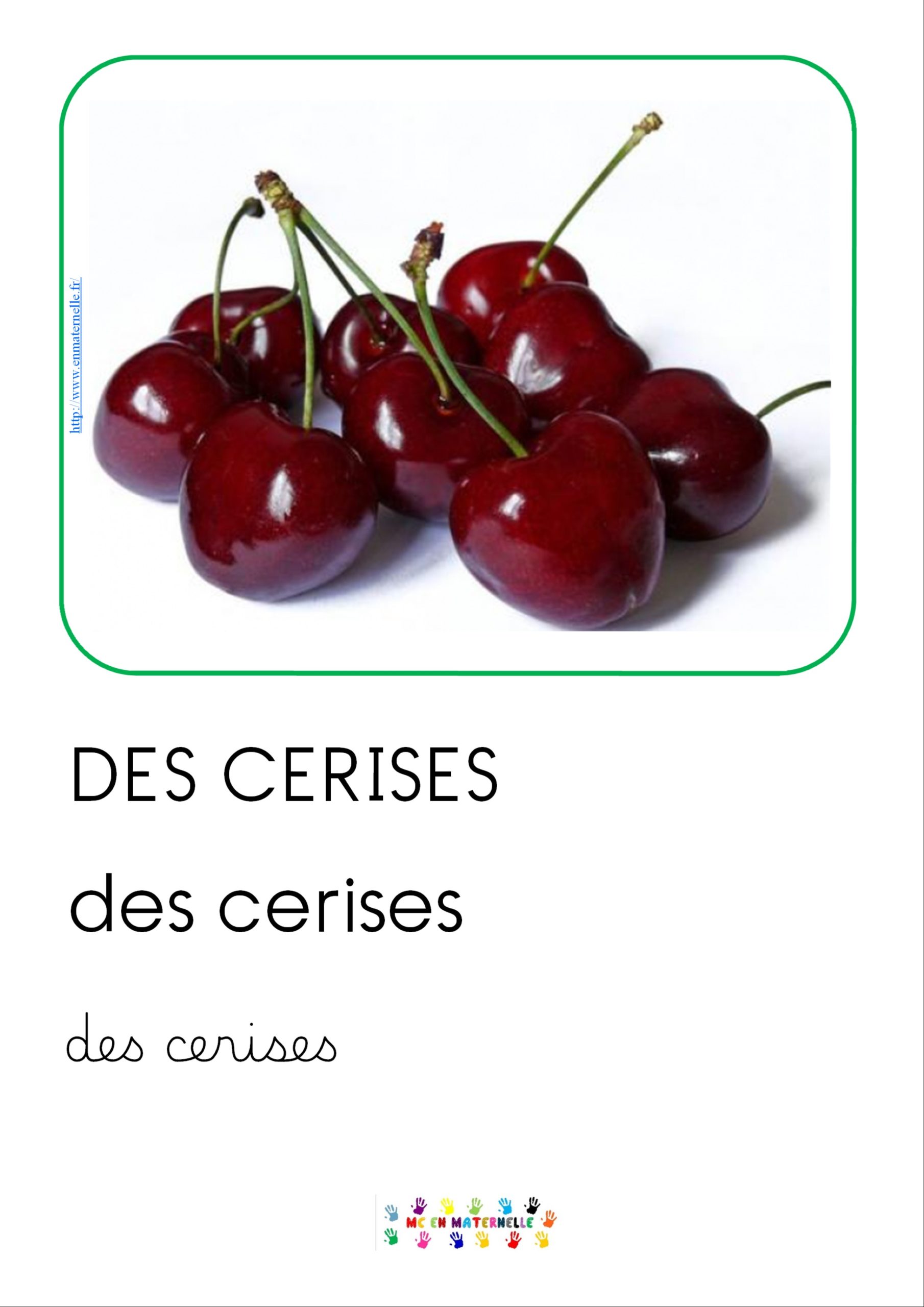 Imagiers pour petits, moyens et grands sur les aliments – MC en maternelle