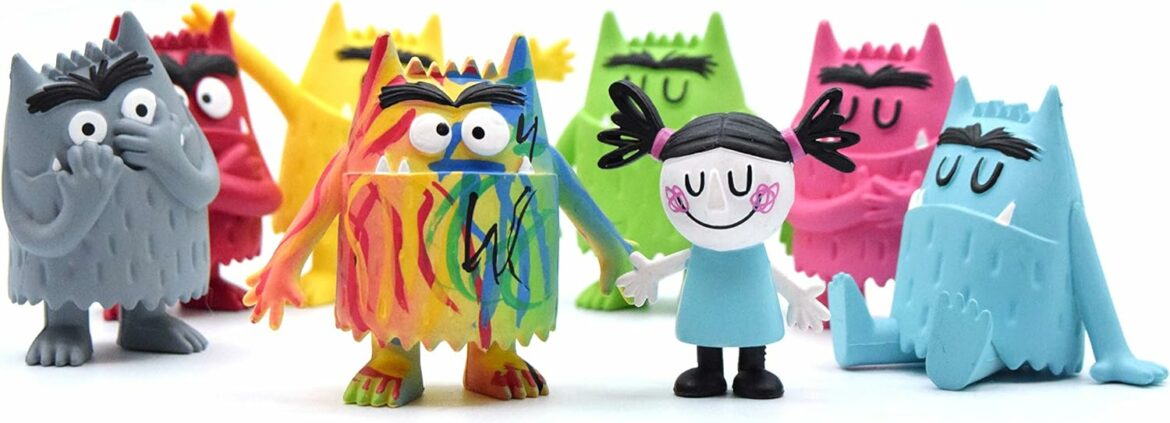 Le monstre des couleurs : affichage numération de 1 à 10 – MC en maternelle