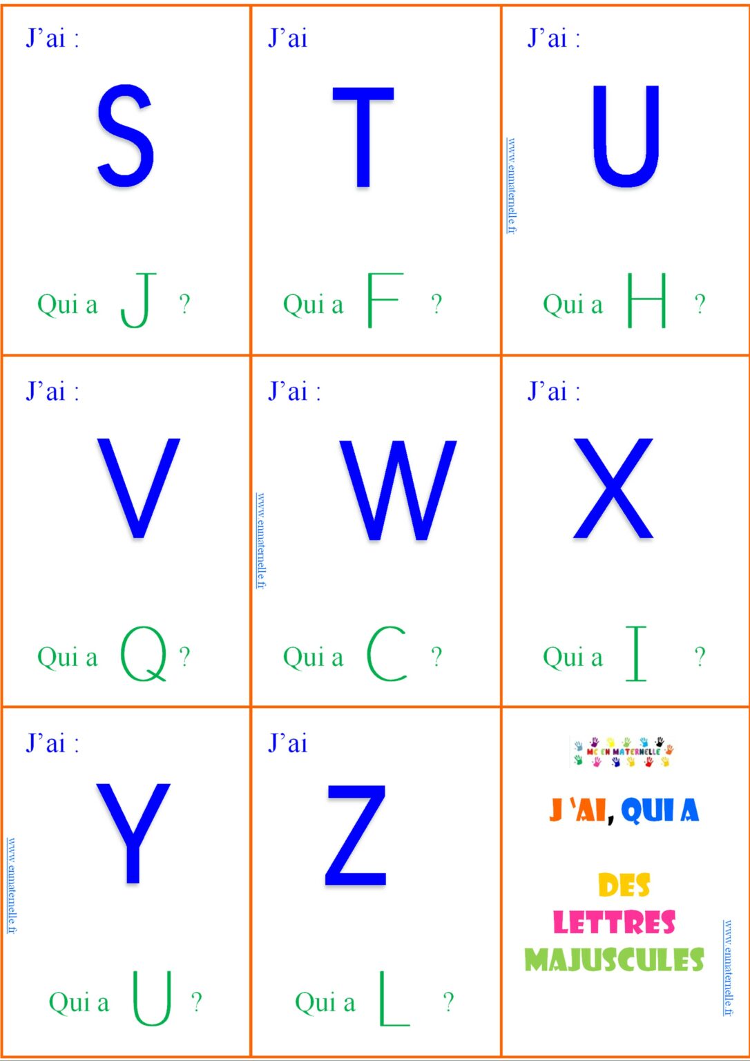 lettres – MC en maternelle