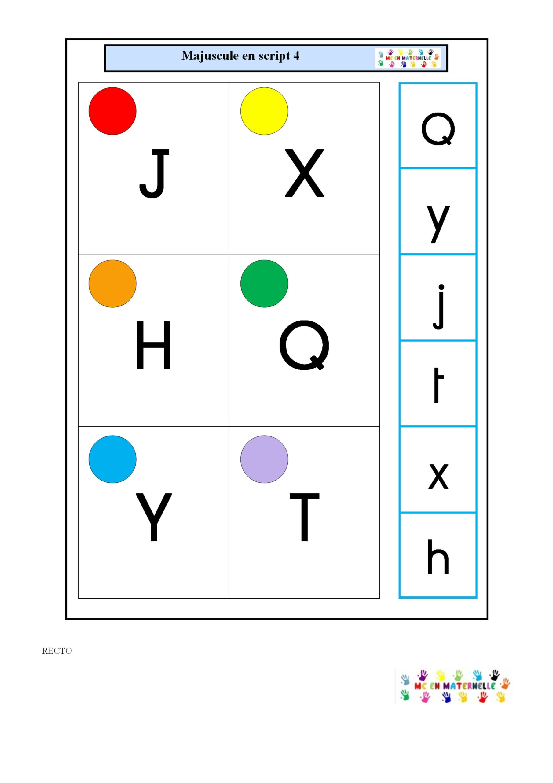 Logico des lettres – MC en maternelle