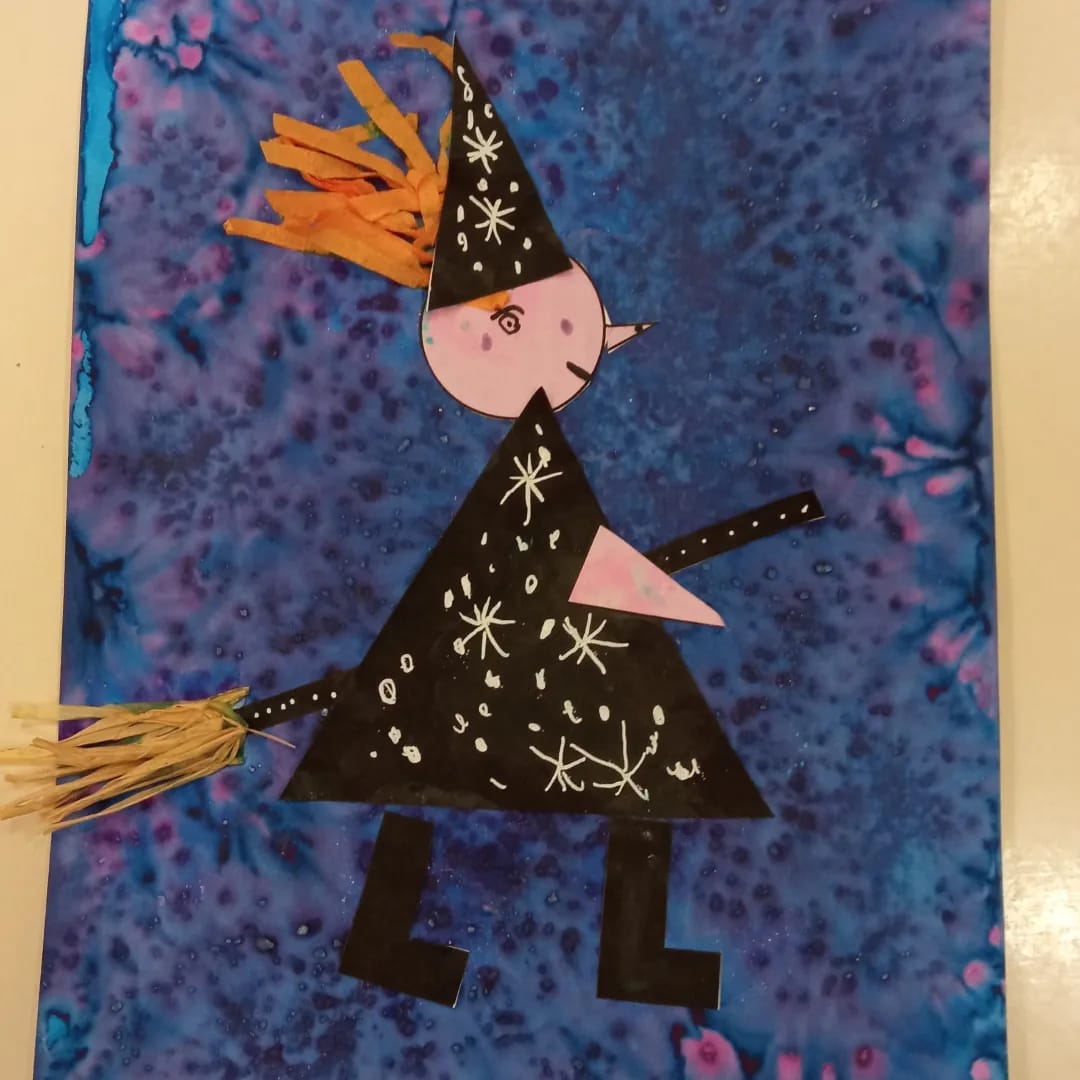 Sorcière : art visuel – MC en maternelle