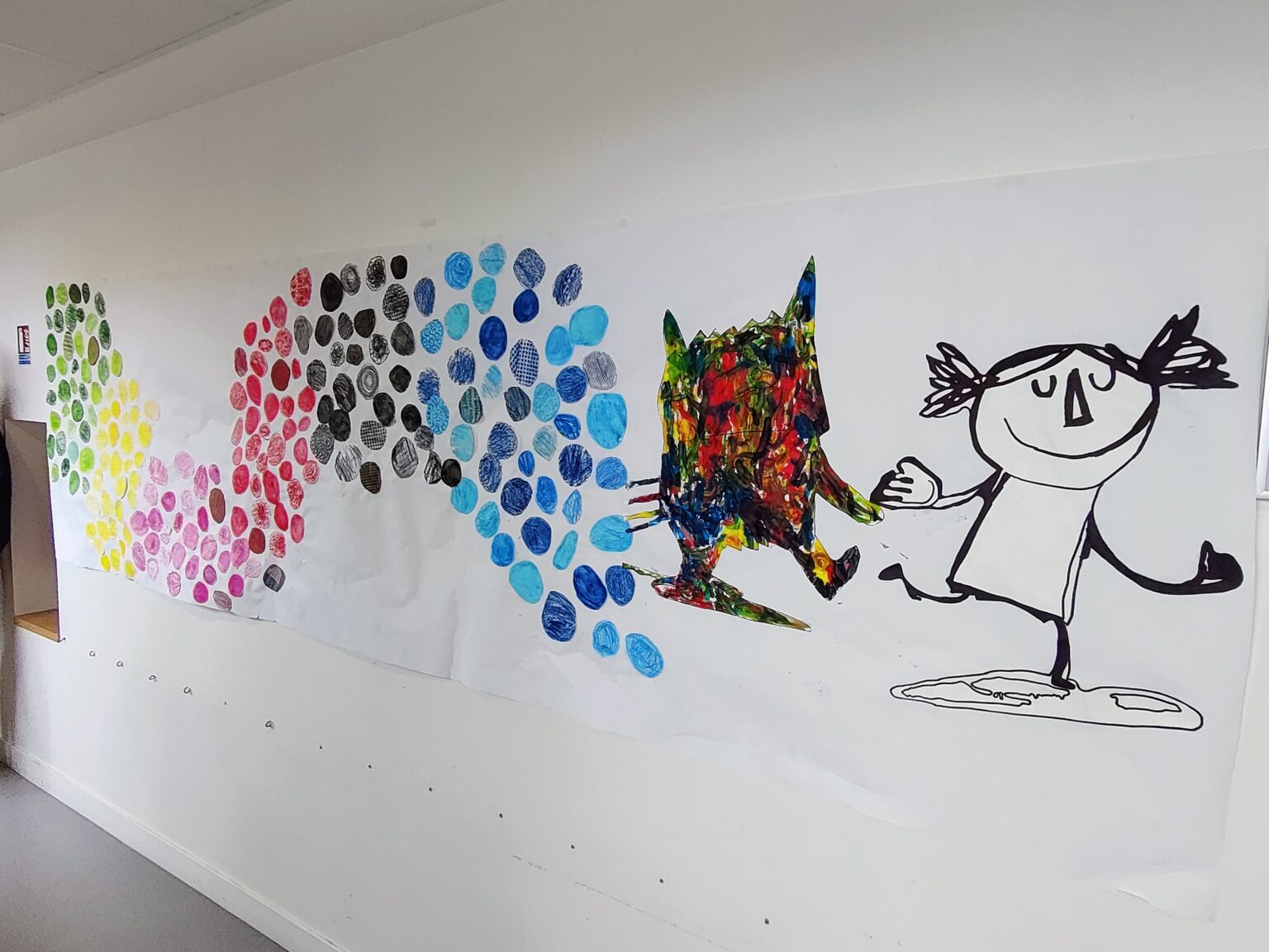 La couleur des émotions : fresque avec le monstre et ses émotions – MC ...