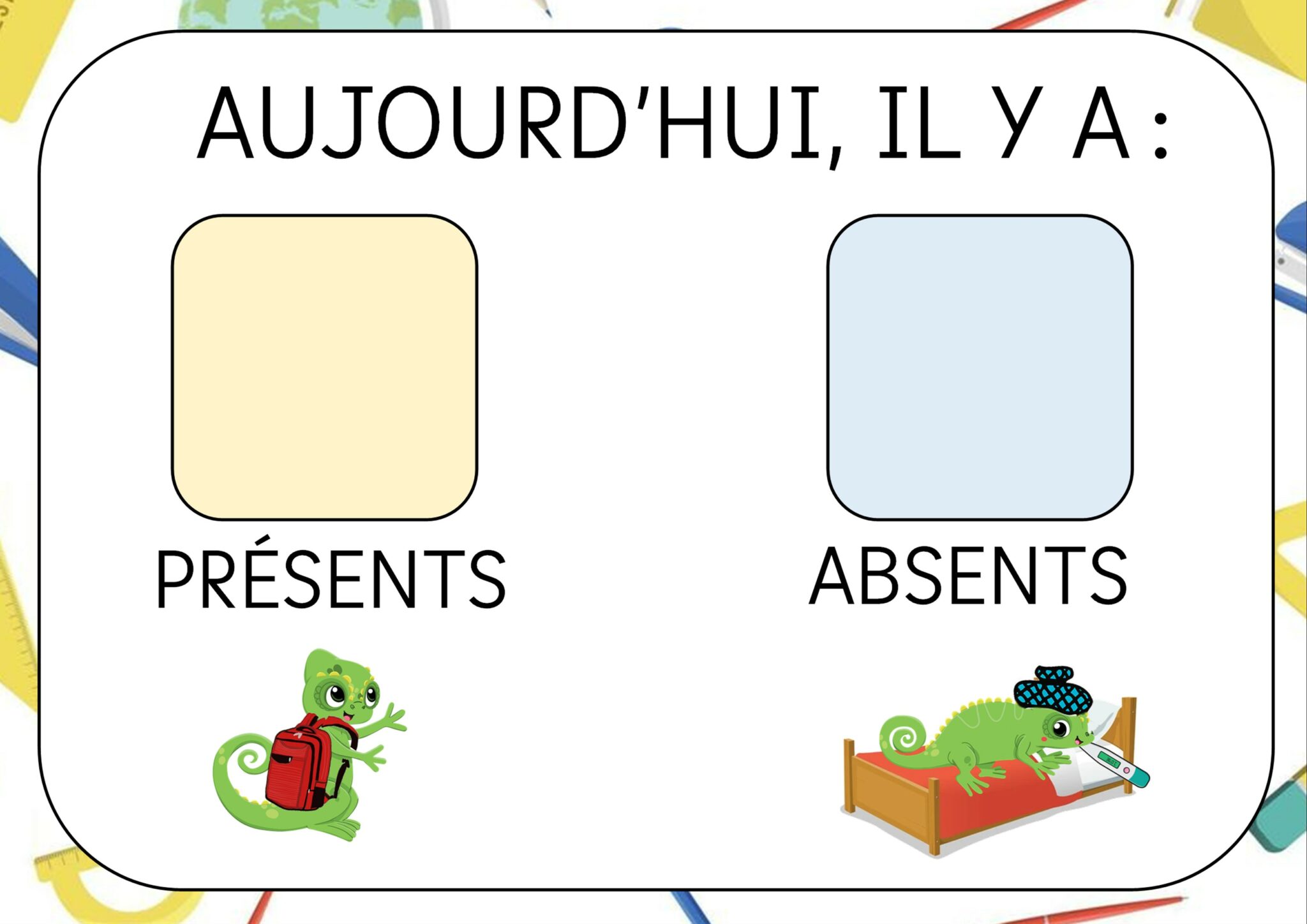 Présents ou absents avec Siméon – MC en maternelle