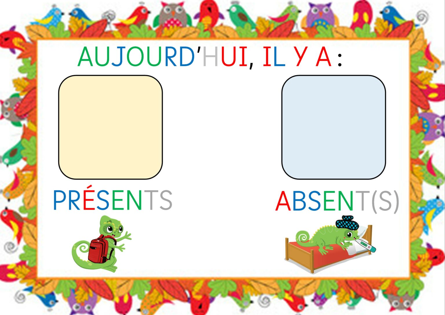 Présents ou absents avec Siméon – MC en maternelle